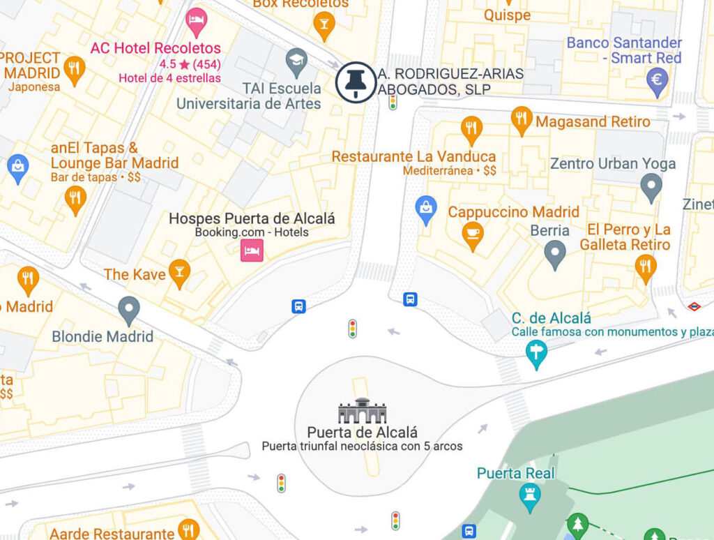 Contact - A. Rodríguez Arias abogados